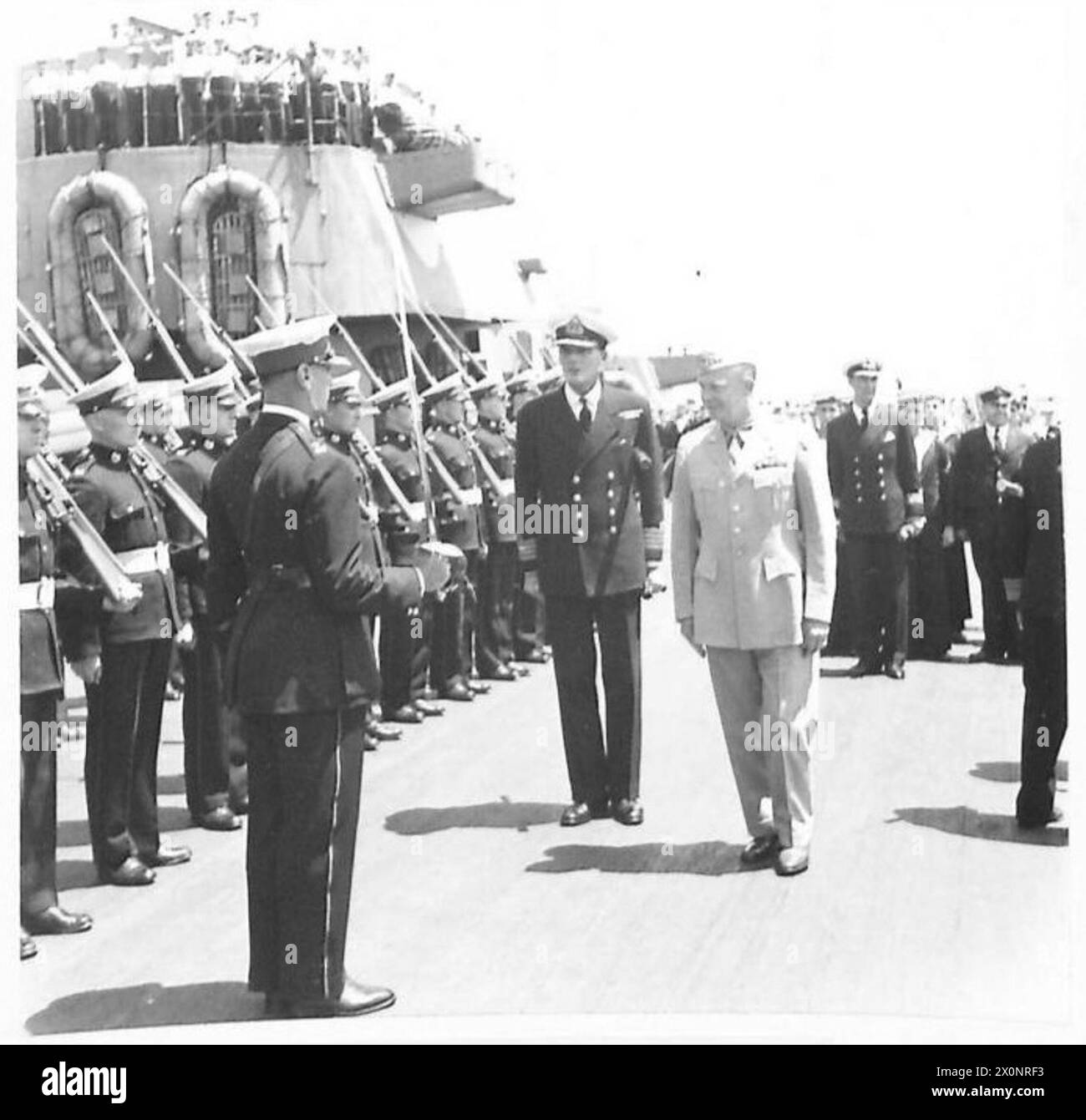 British royal marines visit Black and White Stock Photos & Images - Alamy