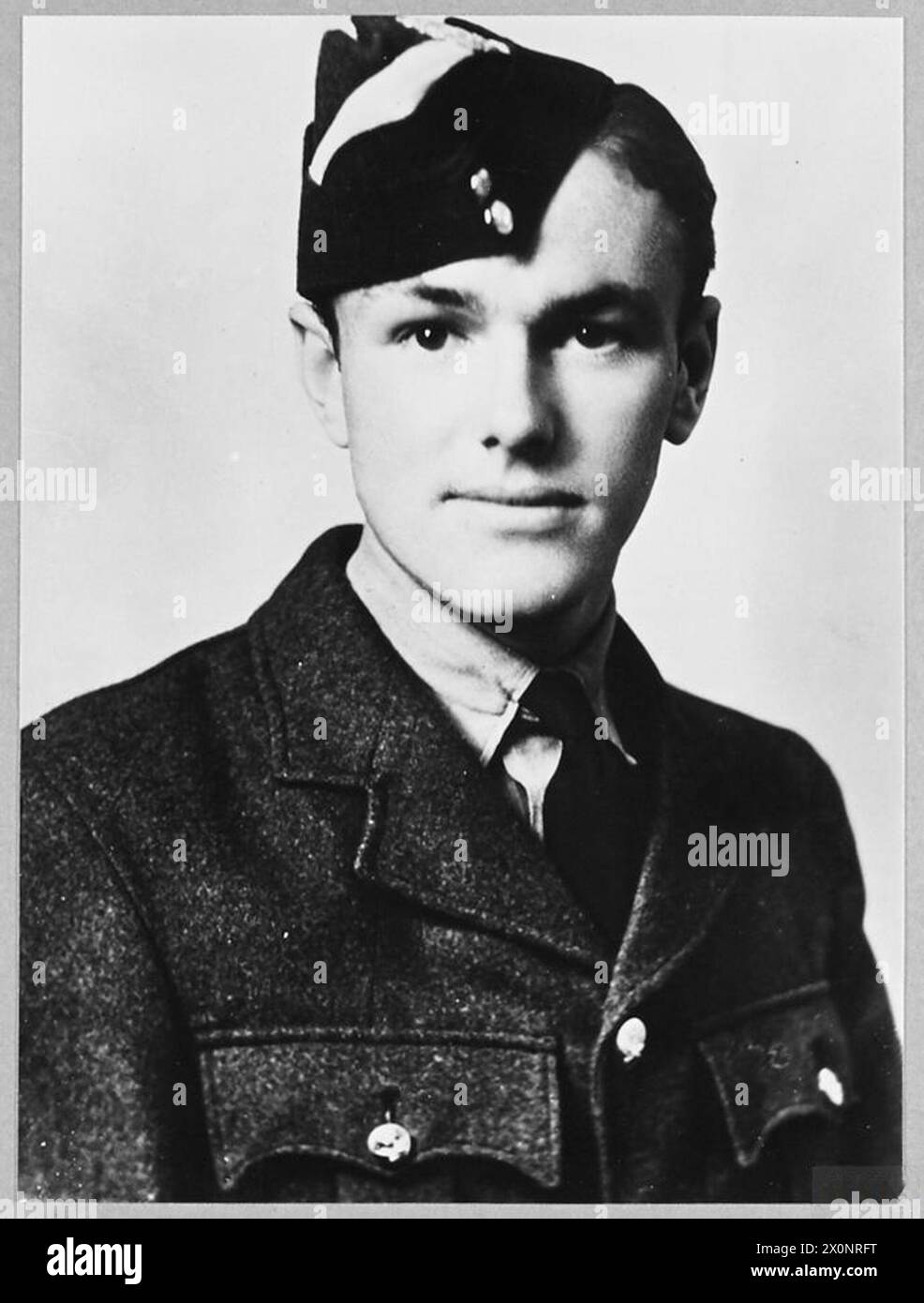 VICTORIA CROSS WINNERS: 1939-1945. - Portrait of Arthur Louis Aaron RAF, awarded the Victoria ...