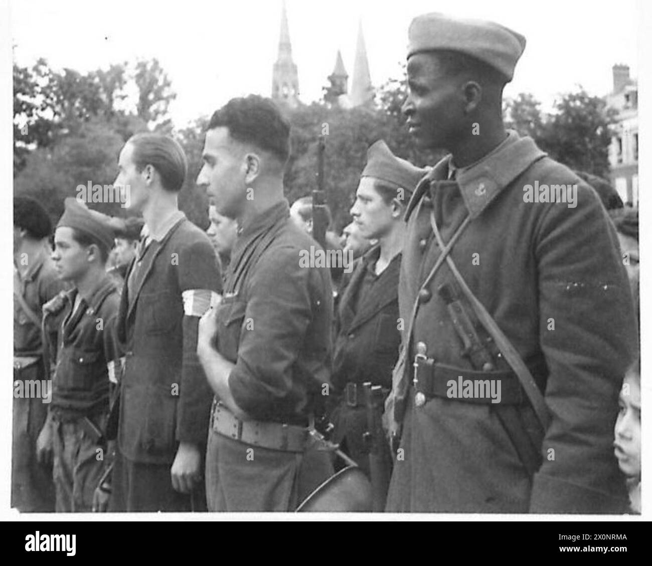 Group french colonial troops hi-res stock photography and images - Alamy