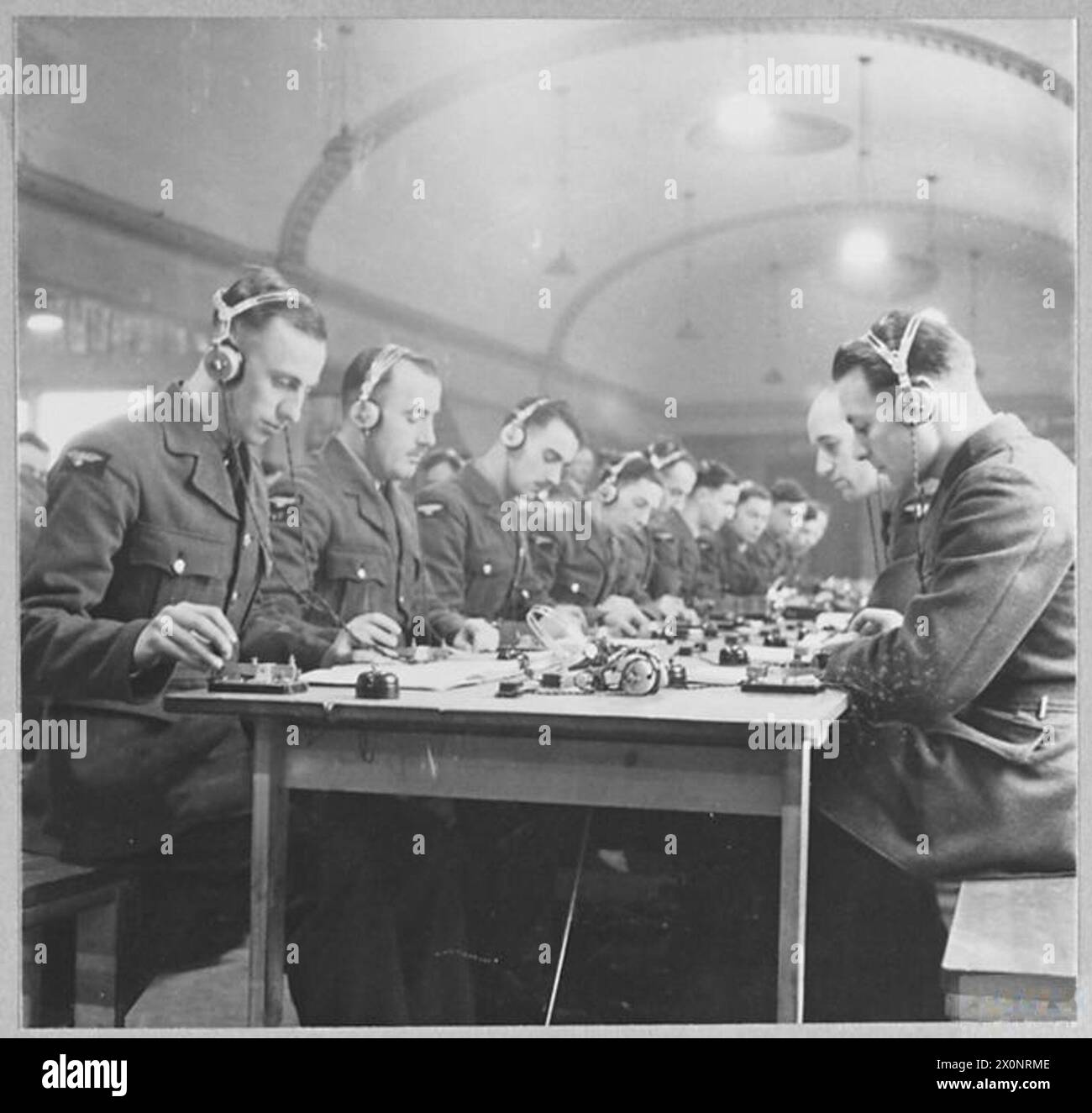 TRAINING WIRELESS OPERATORS FOR THE R.A.F. - Their first experience of ...