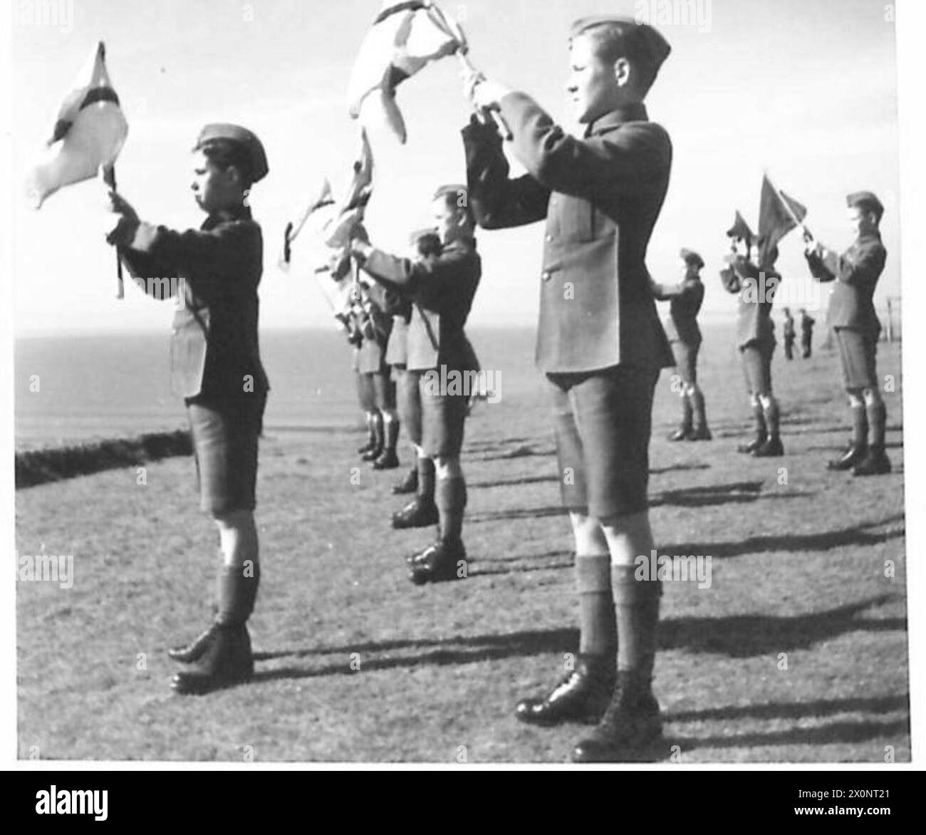 Boys at the Duke of York's Royal Military School are using a heliograph ...