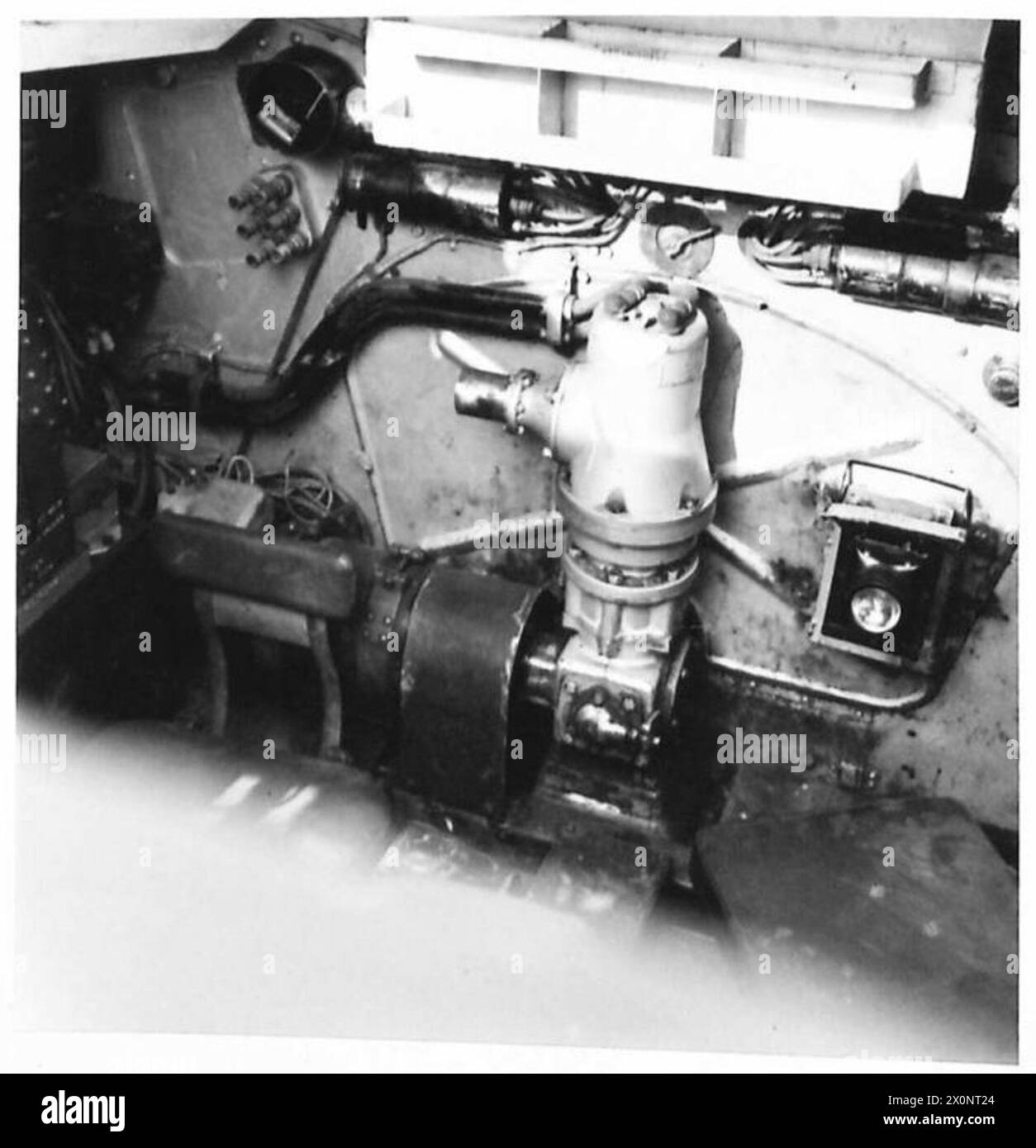 CRUSADER TANK - Interior of cockpit of a Crusader tank. Photographic ...