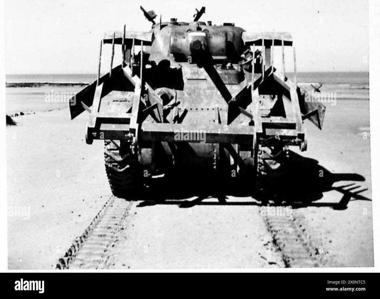 SPECIAL ASSIGNMENT FOR 79TH ARMOURED DIVISION - Plough in travelling ...