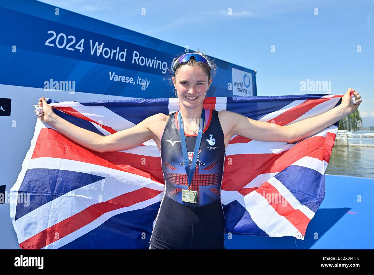 Varese, Italy. 13th Apr, 2024. Lightweight Women's Single Sculls Final ...