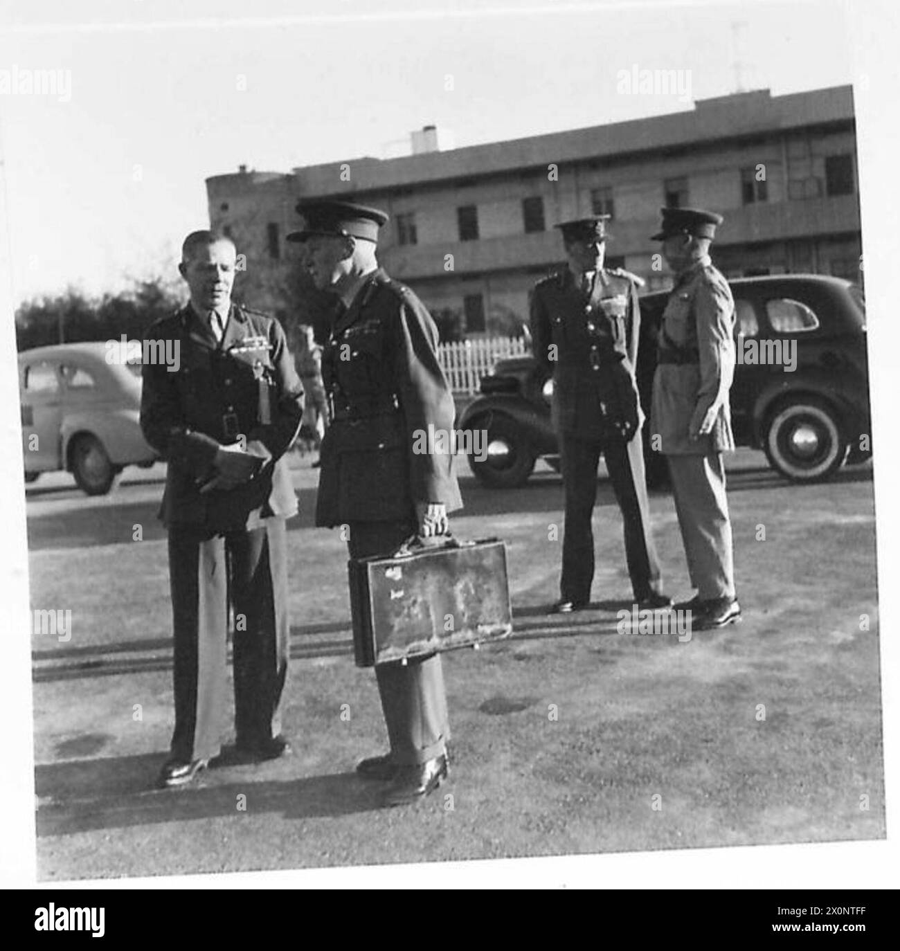 The C-in-C departs Basra Airfield, accompanied by Major General Sir ...
