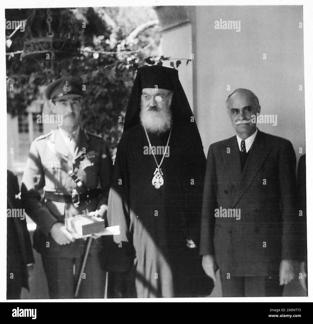 GREEK AWARD FOR GENERAL SCOBIE - After the ceremony, Lieut. General ...