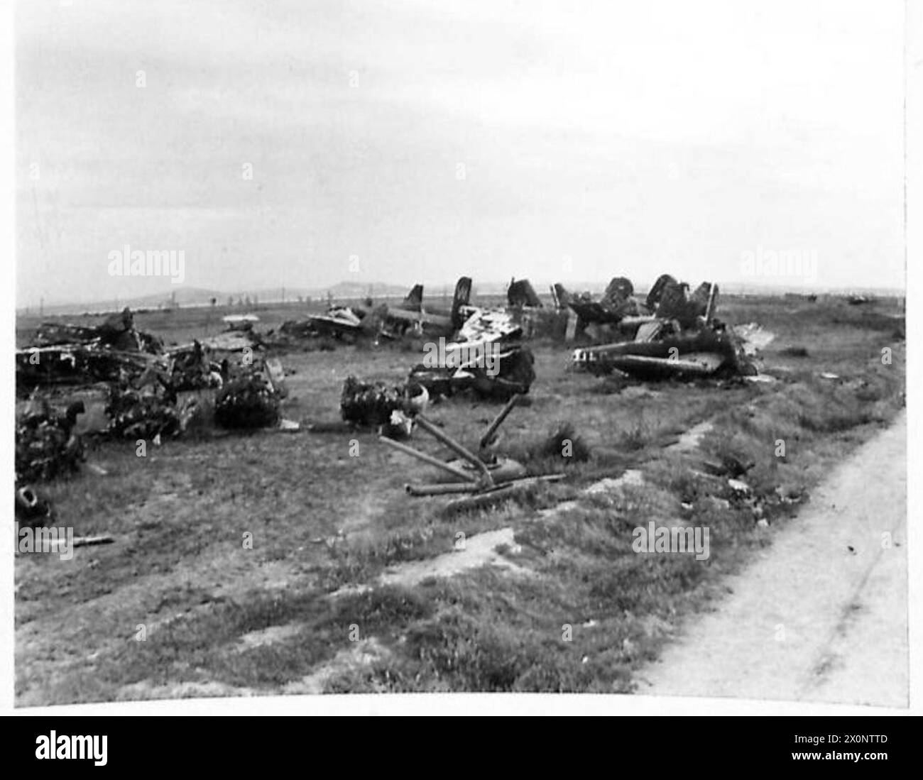 TUNIS AIRPORT : GRAVEYARD OF GOERING'S LUFTWAFFE - The utter desolation ...