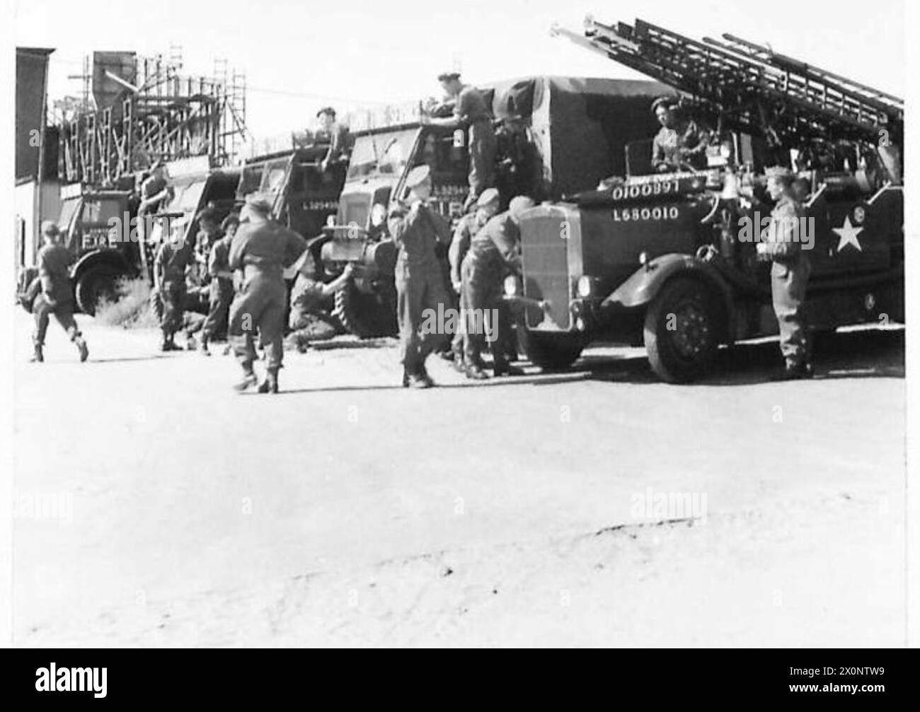 BIG THREE CONFERENCE ARMY FIRE SERVICE AT POTSDAM [76 Fire Bde., 113 ...