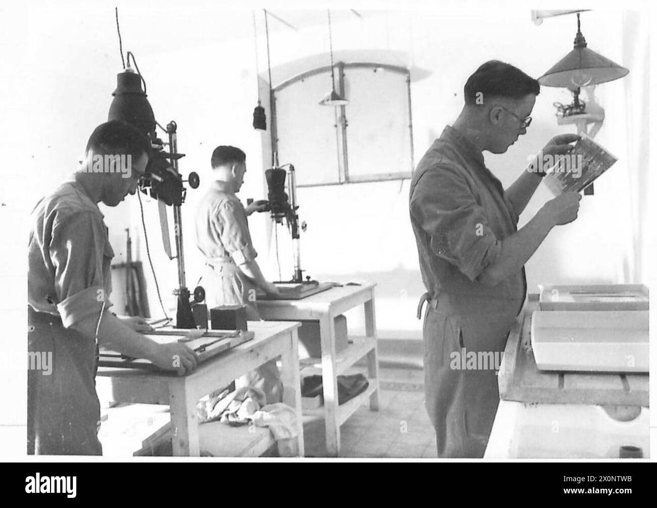 THE ARMY FILM AND PHOTOGRAPHIC UNIT - Enlarger of various types are ...