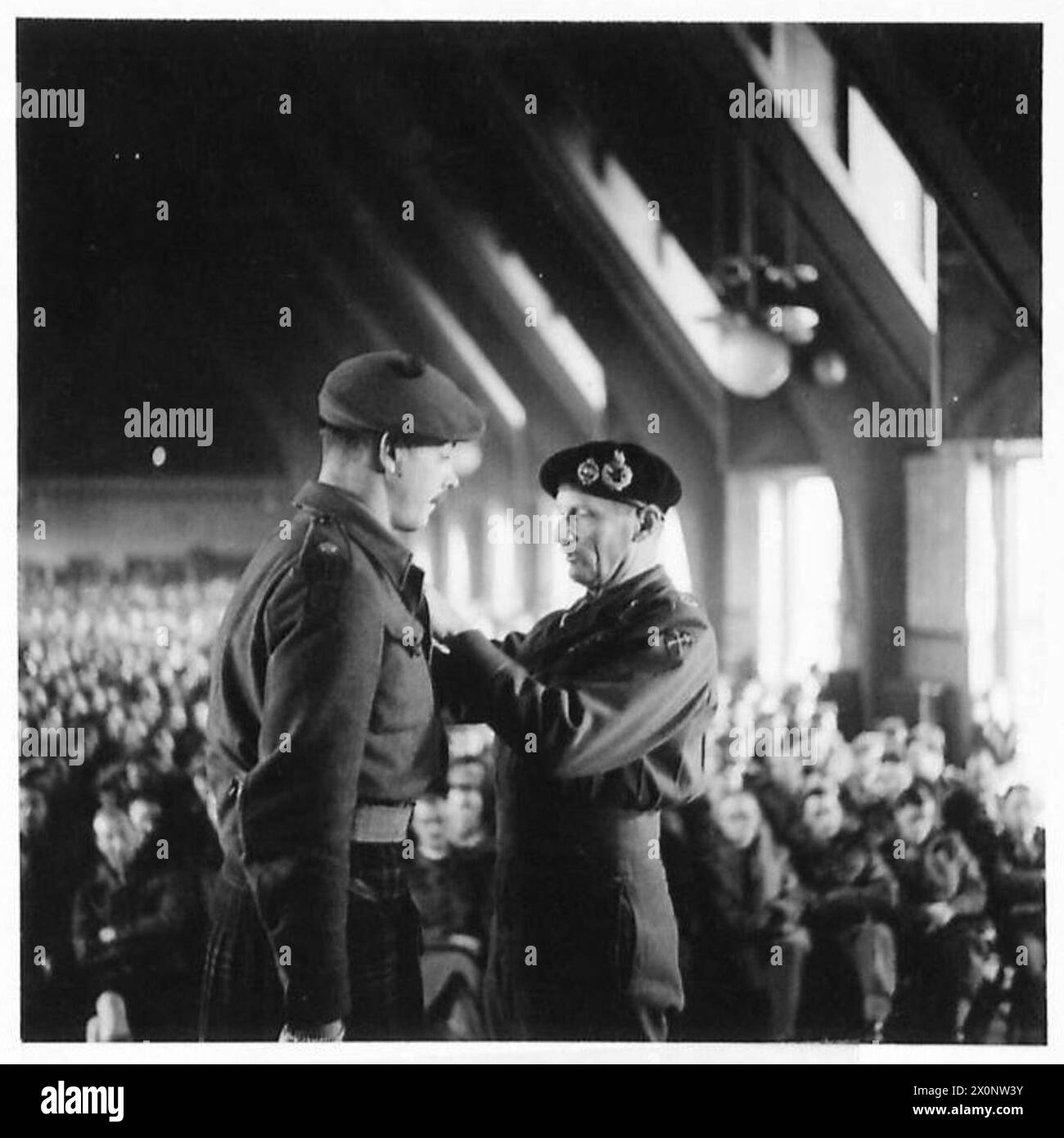 51 HIGHLAND DIVISION INVESTITURE - Maj. J.L. Melville, 5 Camerons ...
