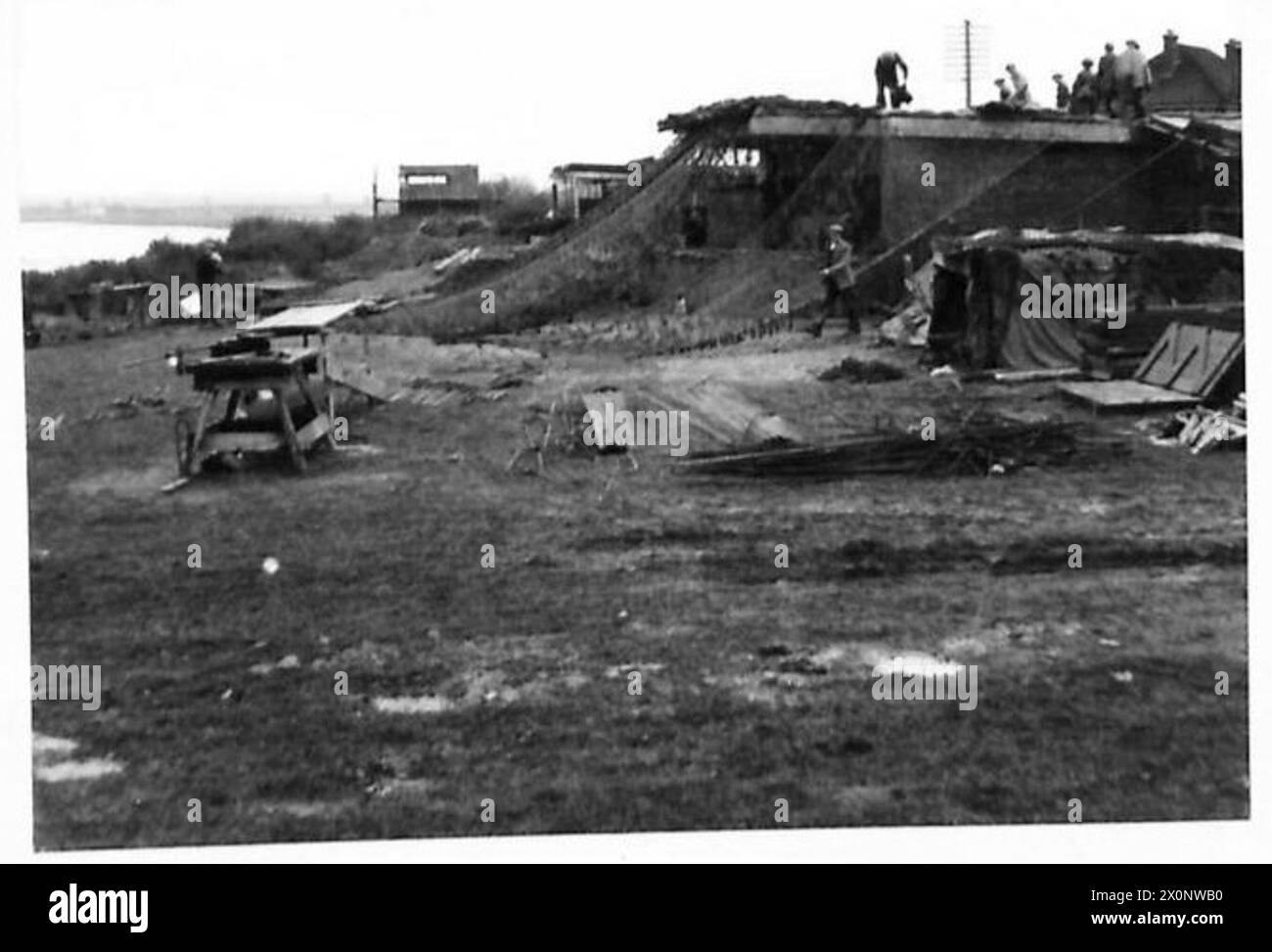negative, film - Camouflaged Strong Points. 12th Corps. Photographic ...