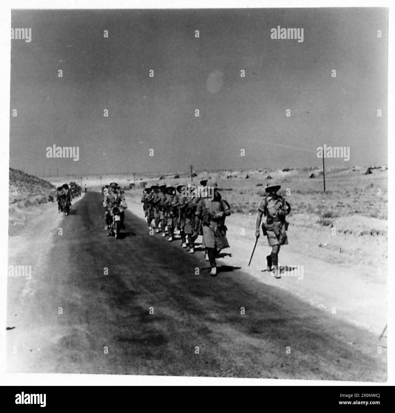 A company of Light Infantrymen is shown marching, demonstrating the ...