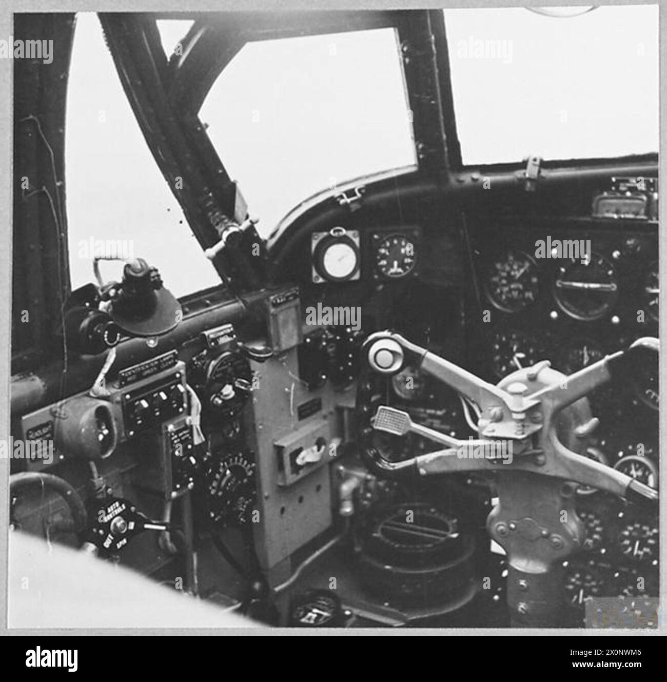 "GEORGE" THE AUTOMATIC PILOT - This photo shows the automatic control ...
