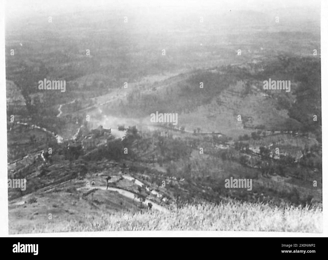 EIGHTH ARMY : VARIOUS - The country beyond Arce - the difficult terrain ...