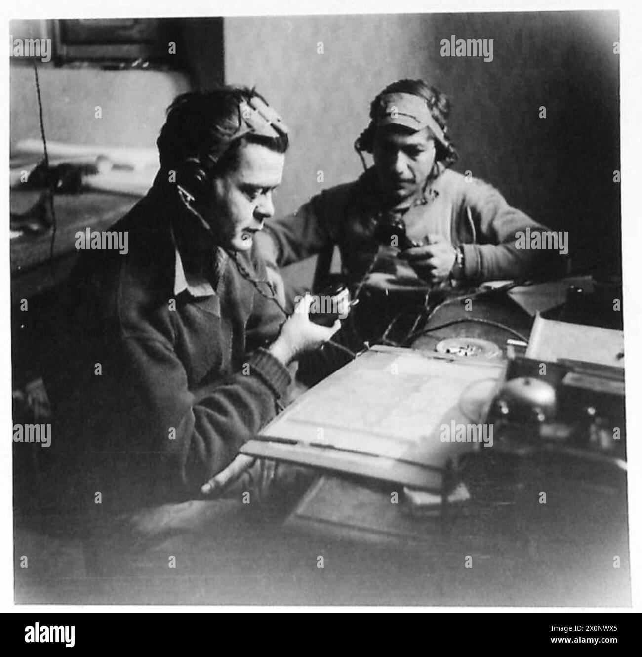 EIGHTH ARMY : PALESTINIANS IN ACTION - Capt. K. Werber (left) of ...