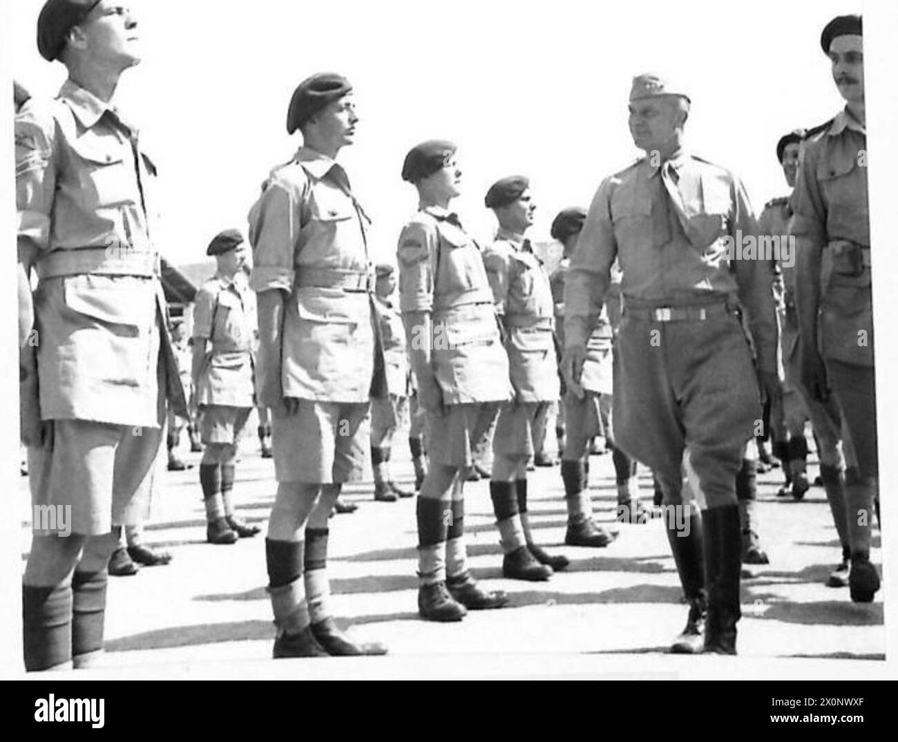 GENERAL EISENHOWER VISITS BRITISH PARATROOPS - The Commander-in-Chief ...