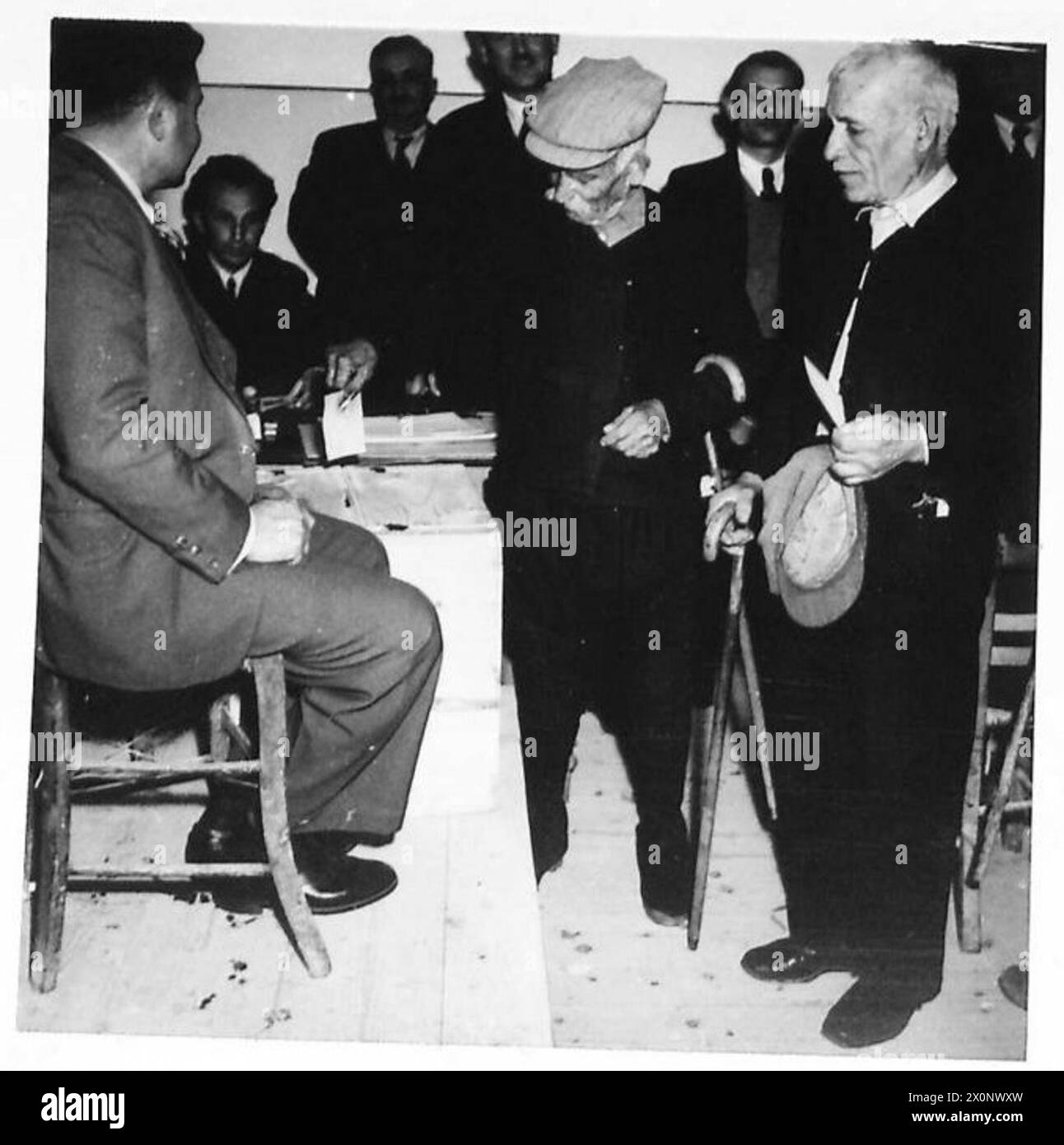 Polling process Cut Out Stock Images & Pictures - Alamy