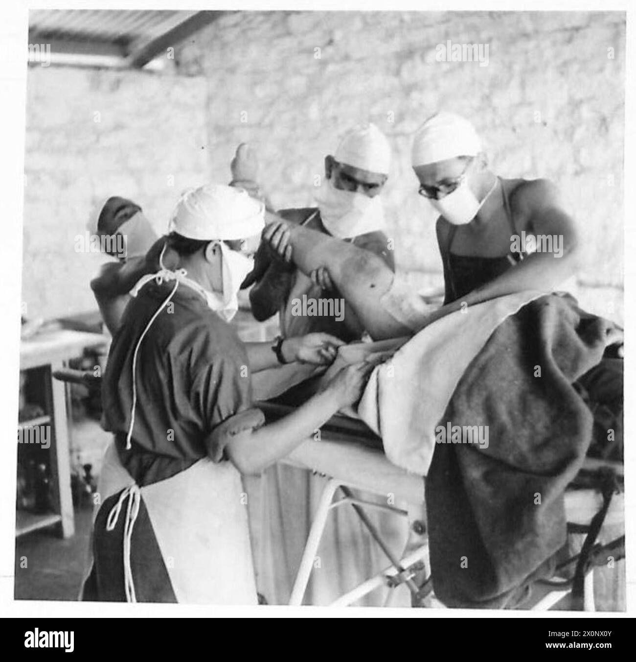 Medical operation theater Black and White Stock Photos & Images - Alamy