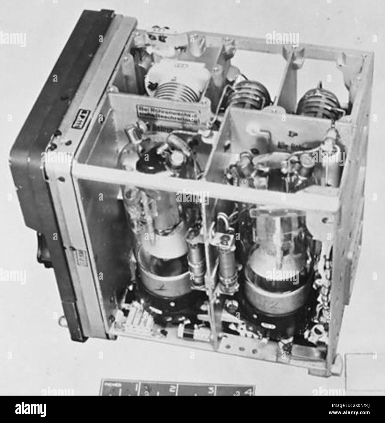 Wartime radio equipment Black and White Stock Photos & Images - Alamy