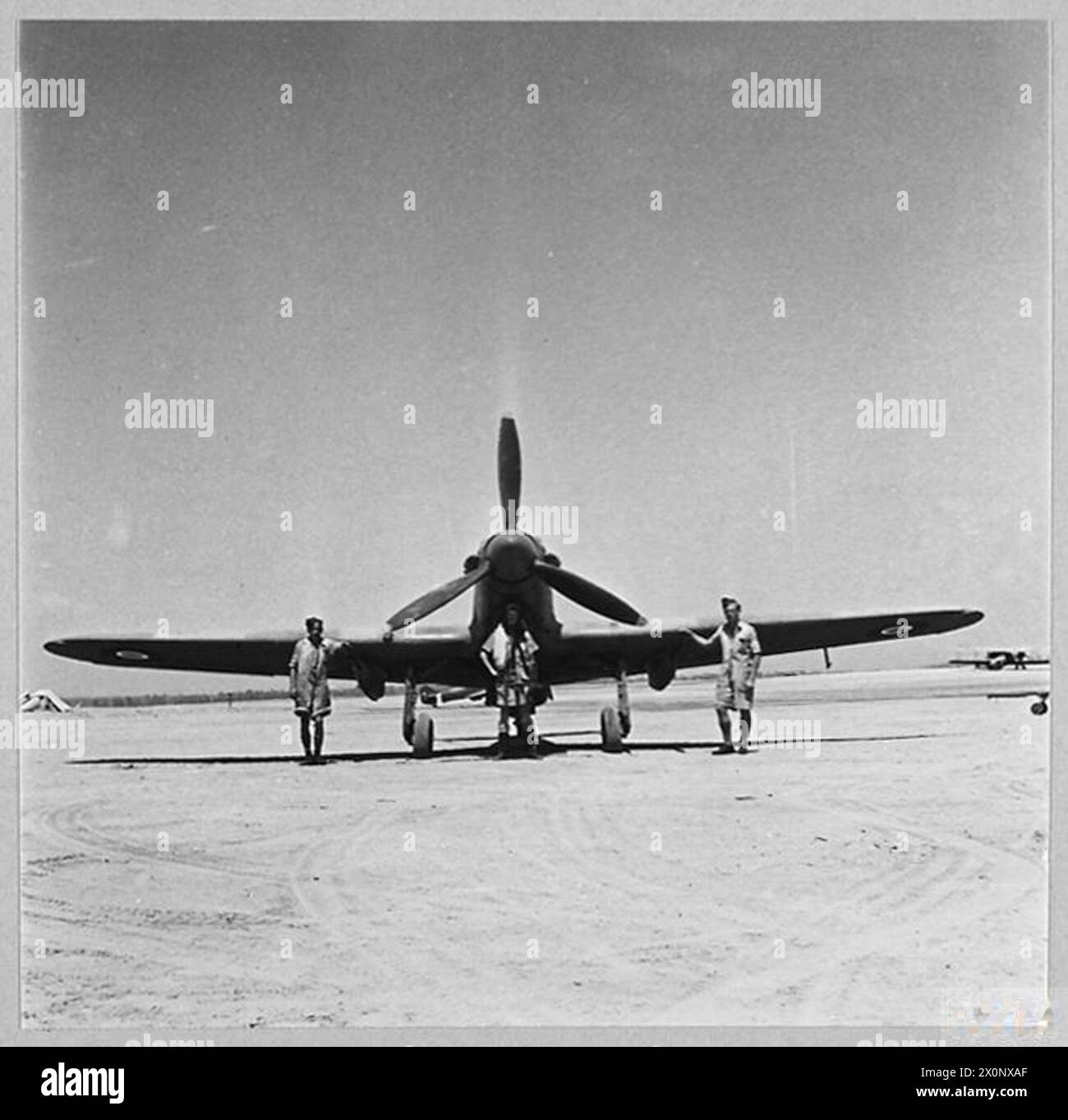 "OUR JOHN" TANK-BUSTING HURRICANE - For story see CH.10839 Pilot and ...