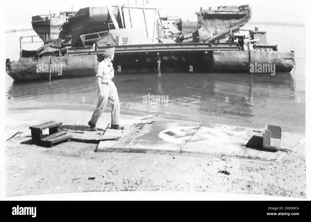 During the Italian campaign, German forces used Army pontoon rafts for ...