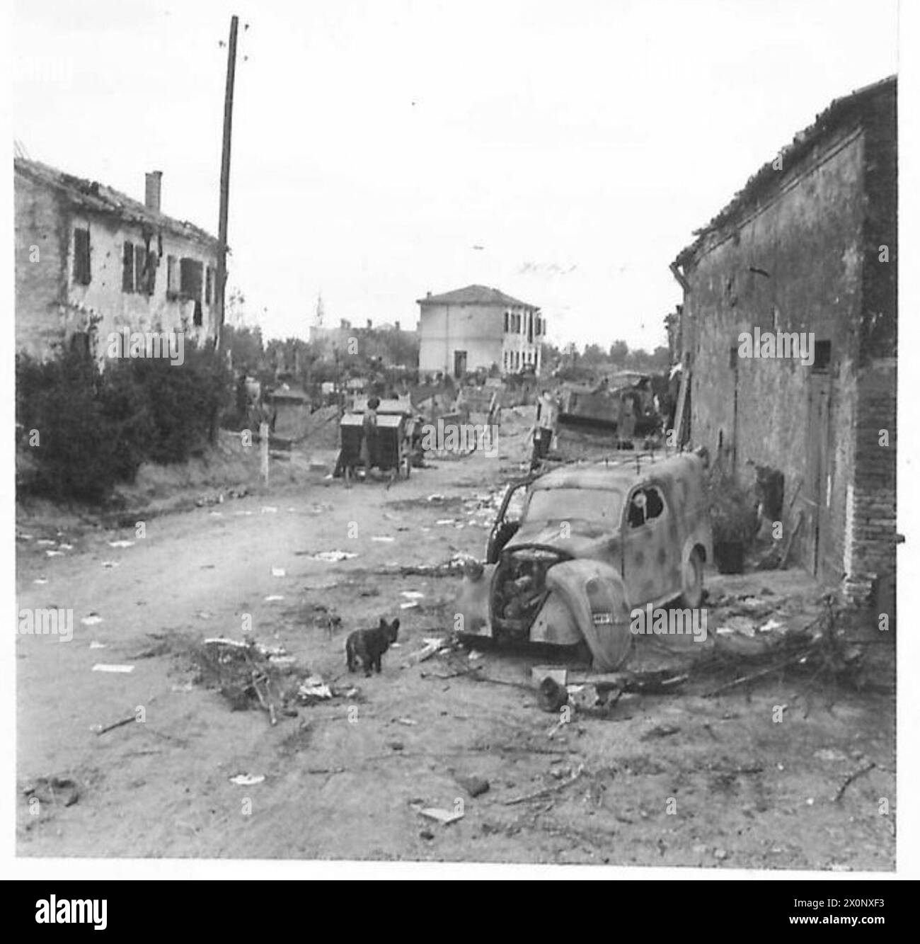 EIGHTH ARMY : GERMAN PROPAGANDA MISFIRES - German transport caught by ...