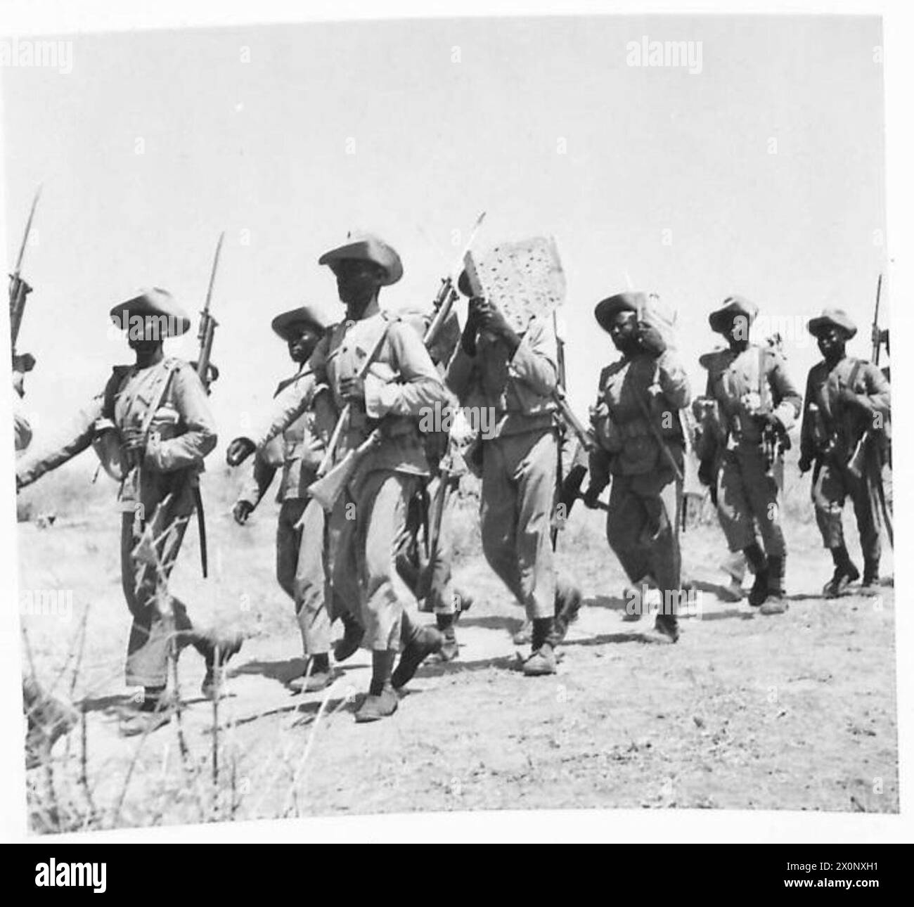 West african soldiers in Black and White Stock Photos & Images - Alamy