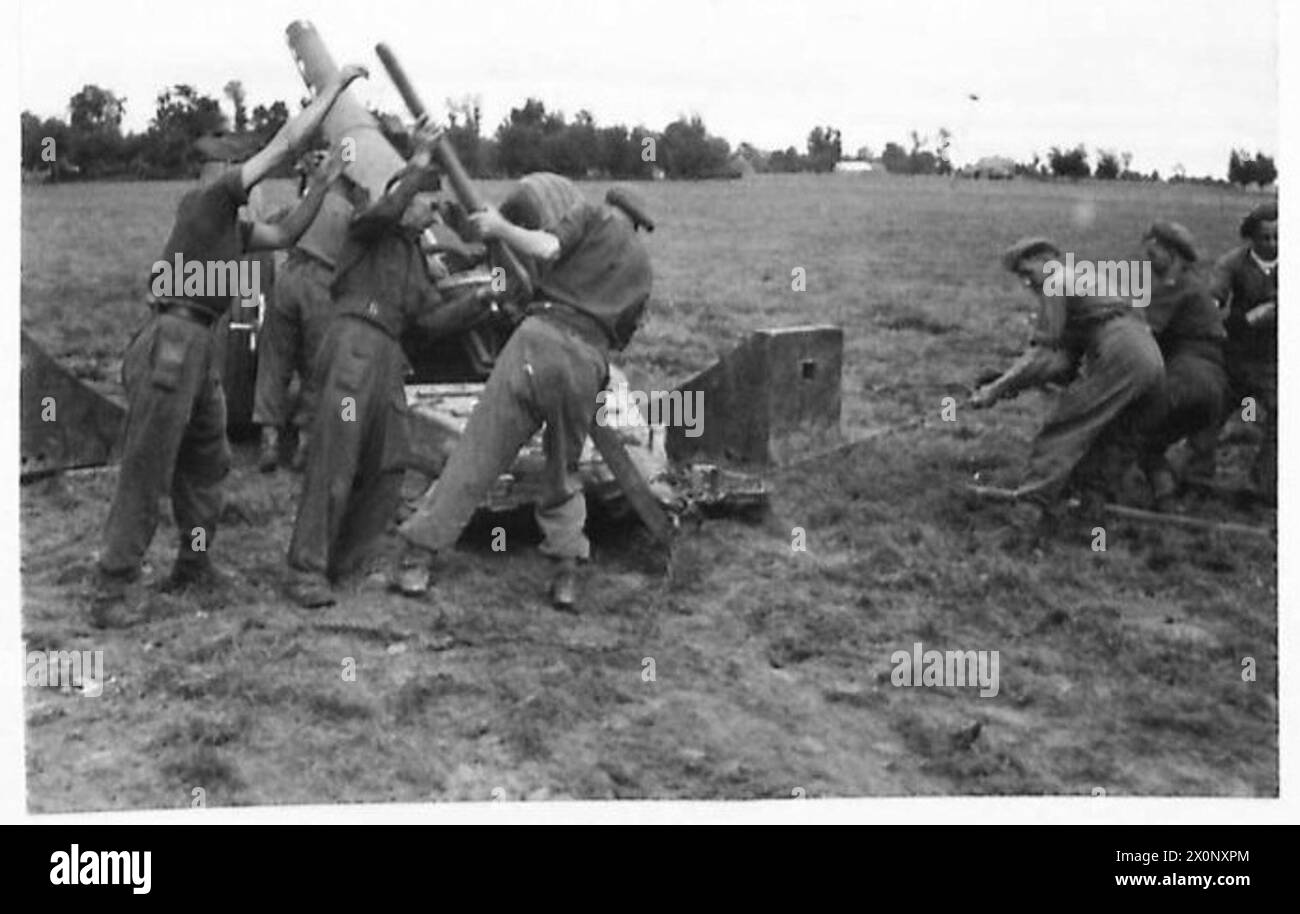 7.2 HOWITZER GUN IN ACTION - Getting the gun into firing position ...