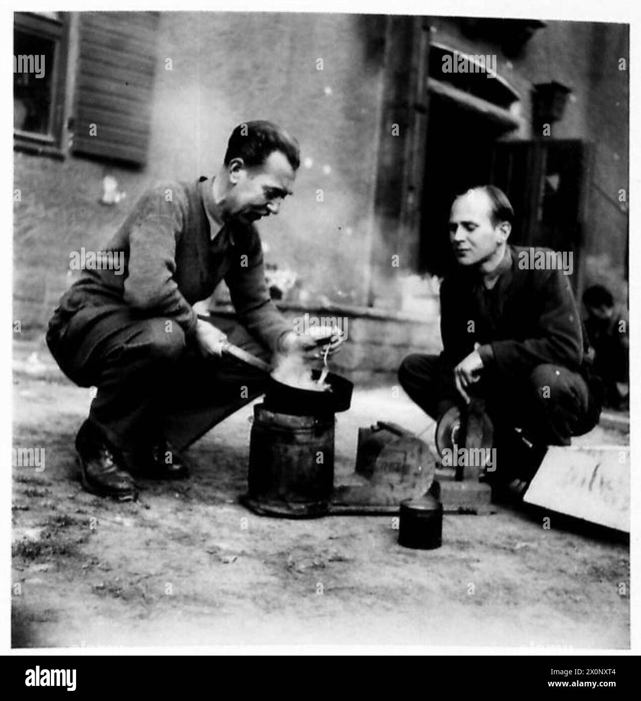 P.O.W. LIFE IN GERMANY - Almost every prisoner in the camp had a "stufa ...