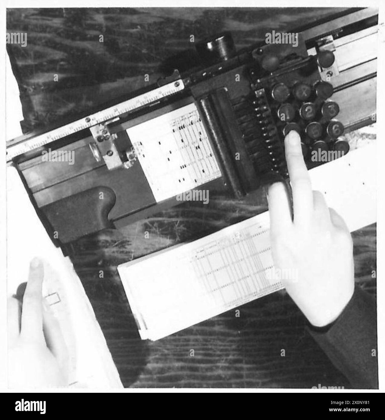 Punch card machine Cut Out Stock Images & Pictures - Alamy