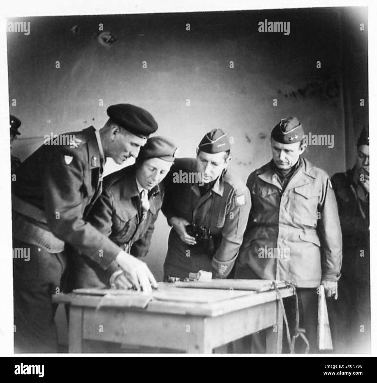 Spring offensive map Black and White Stock Photos & Images - Alamy