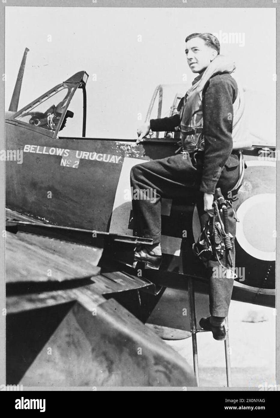 Whirlwind aircraft 'BELLOWS URUGUAY NO.2' piloted by Sergeant T.A ...