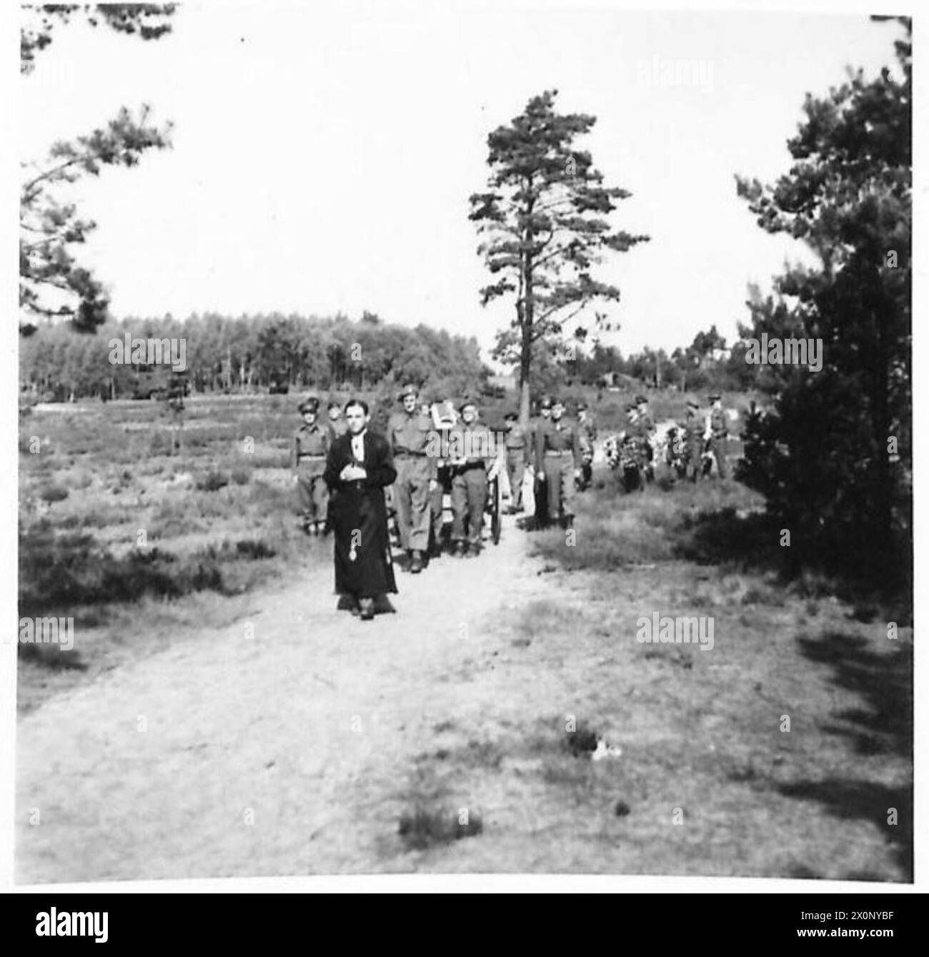 FUNERAL OF MAJOR CHARLES SWEENEY, M.C. - Field Marshal Montgomery at ...