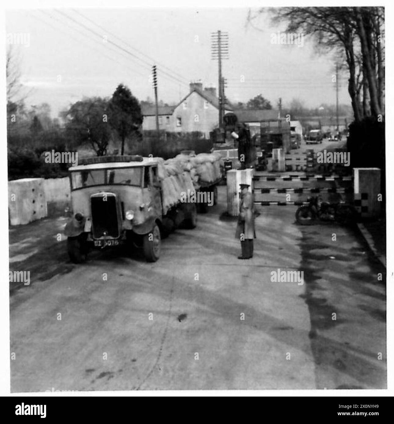 Traffic control policeman Black and White Stock Photos & Images - Alamy