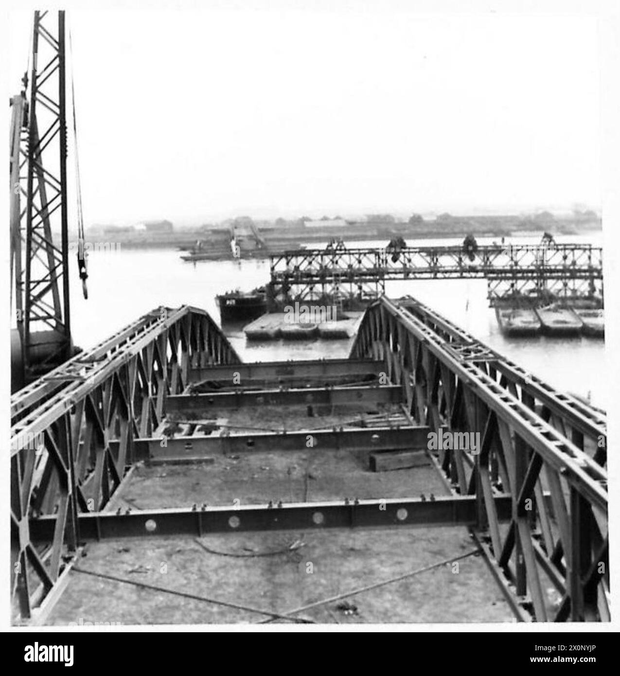 Military bridge repair Cut Out Stock Images & Pictures - Alamy
