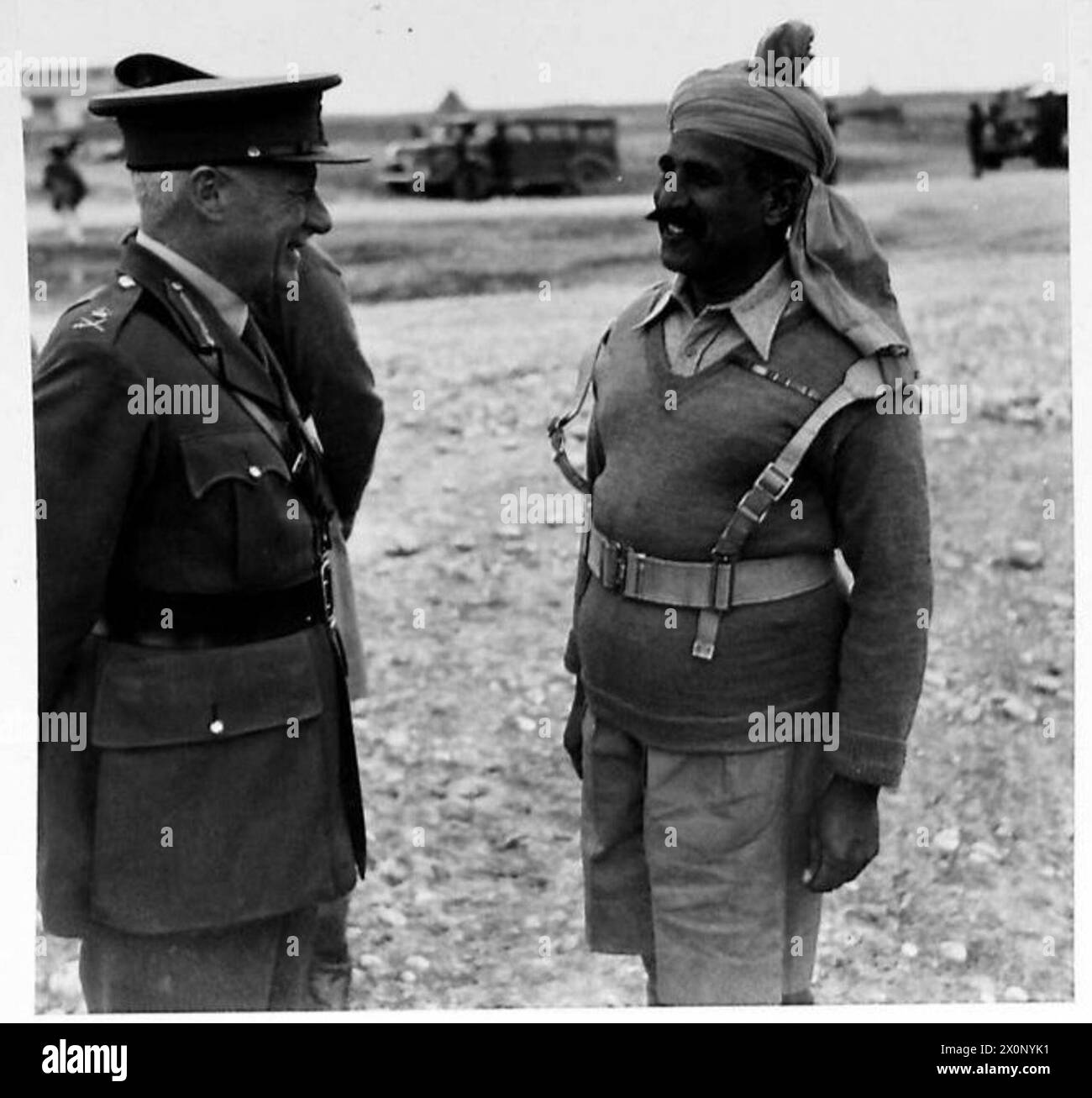 Lieut. General Quinan discusses operations with officers of the 8th ...
