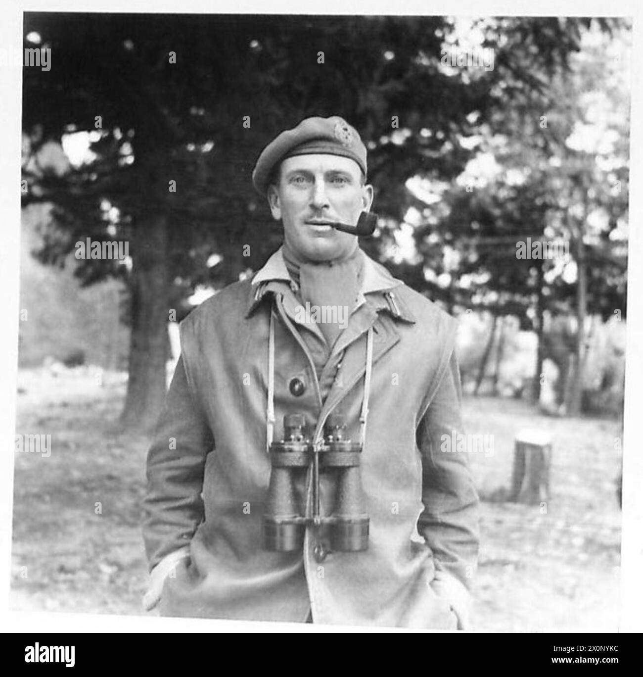 Major General A.D. Ward, DSO, commands the 4th (Br) Division as part of ...