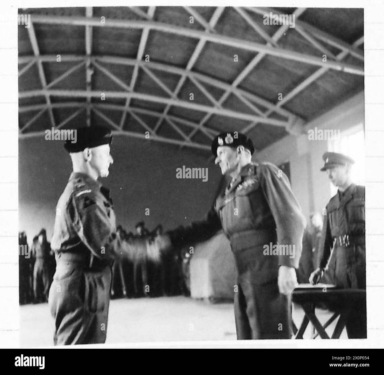 FIELD-MARSHAL MONTGOMERY AT 3RD DIV INVESTITURE - Major L.H.B. Colvin ...