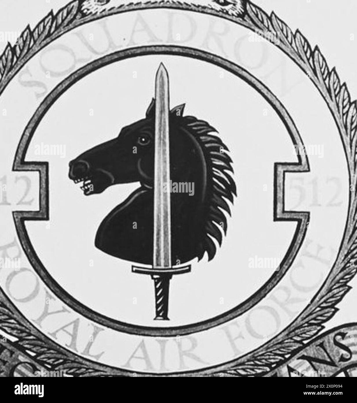 Photograph of the badge of No.512 Squadron of the Royal Air Force ...