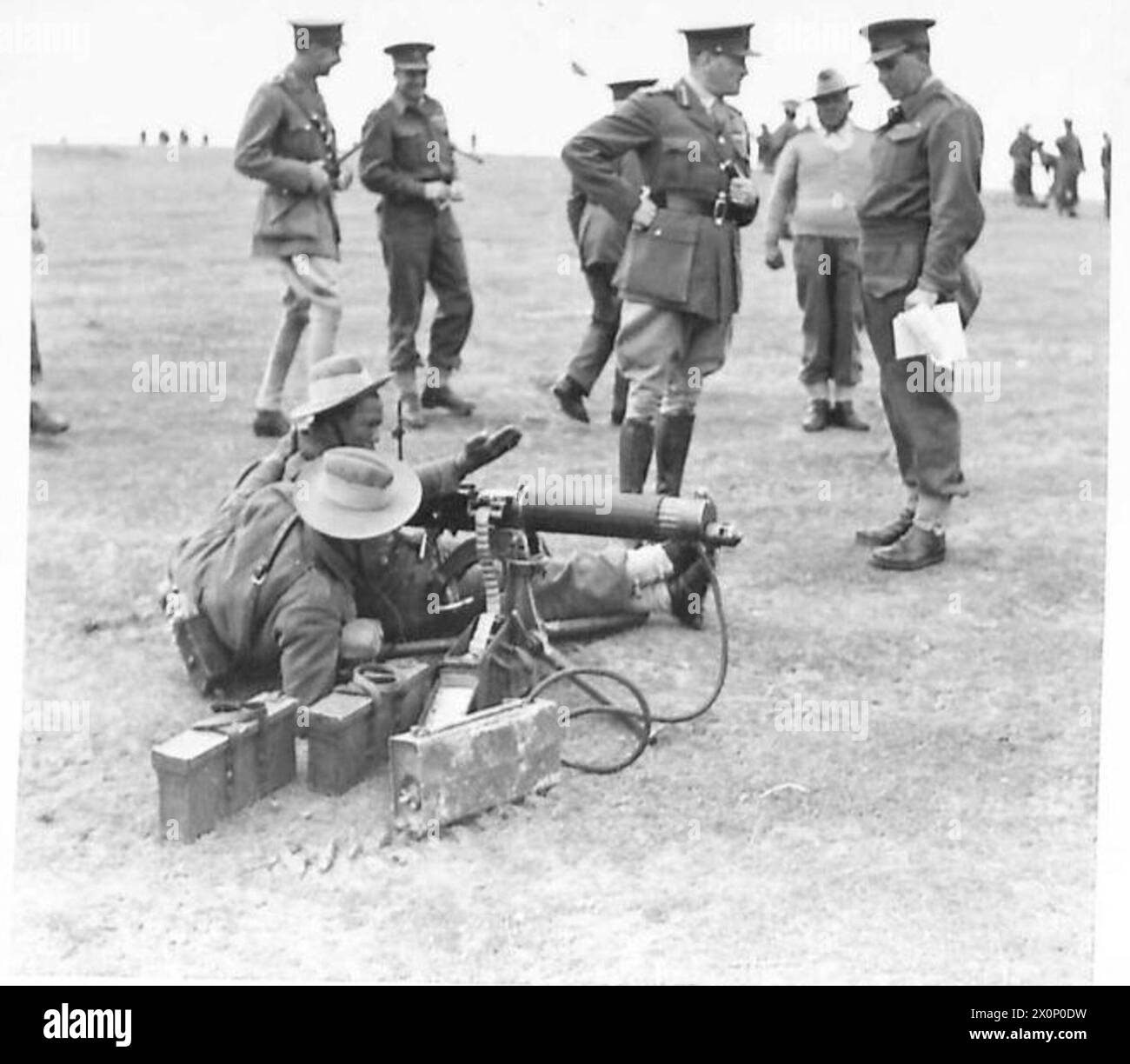 Machine gun drill Black and White Stock Photos & Images - Alamy