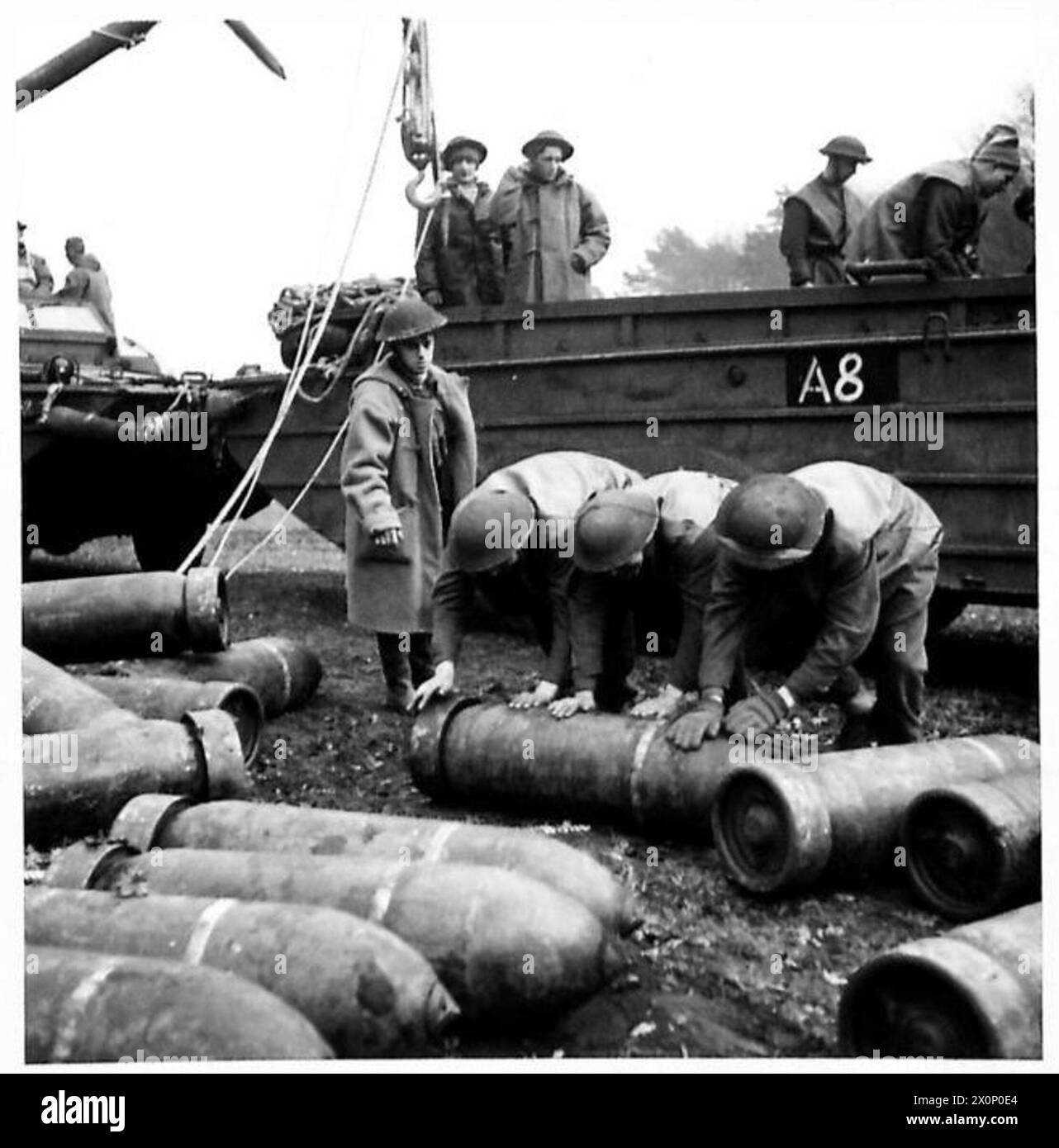 Loading explosive Cut Out Stock Images & Pictures - Alamy
