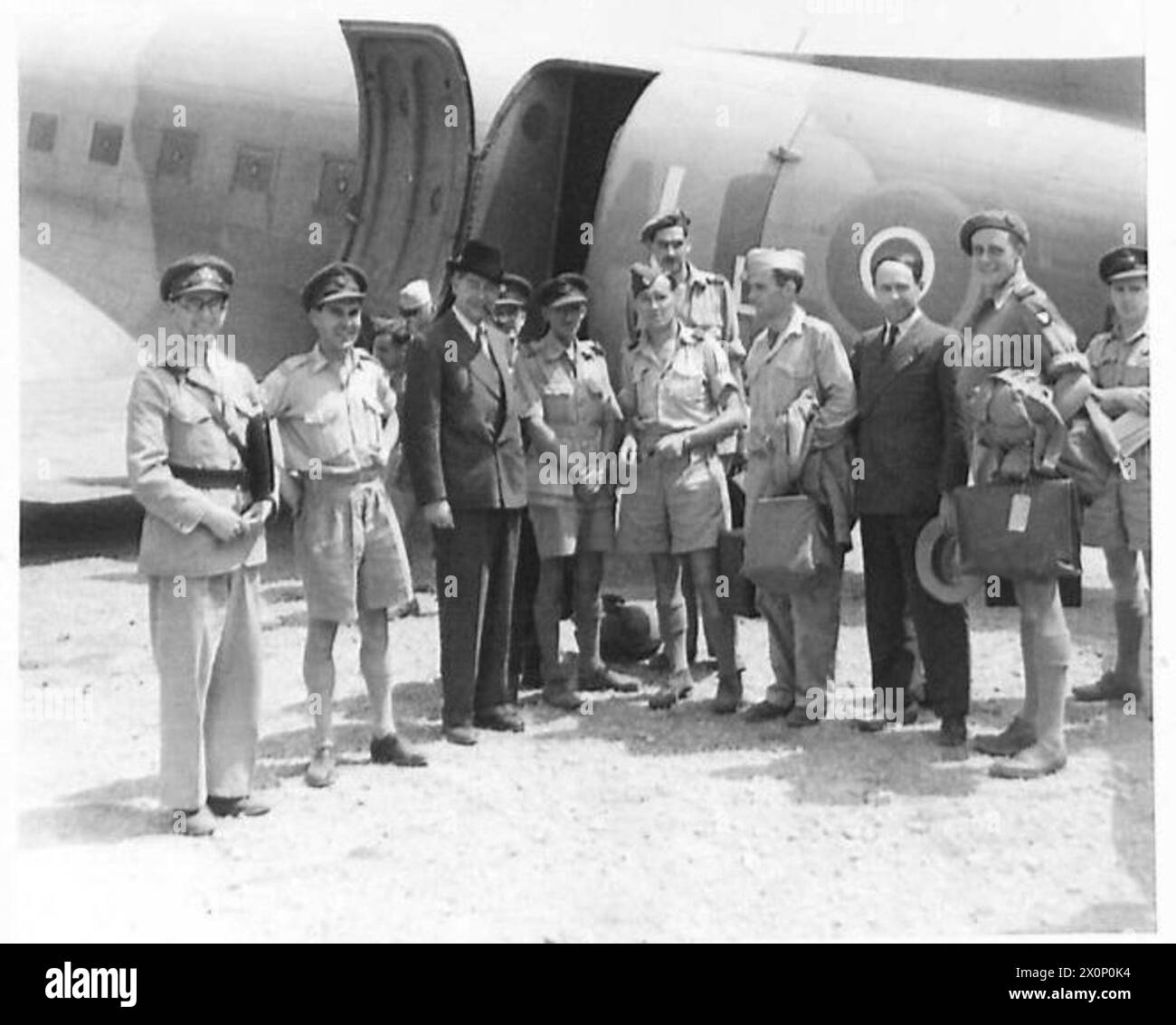 H.M. THE KING IN ITALY - The Press party covering the Royal tour of ...