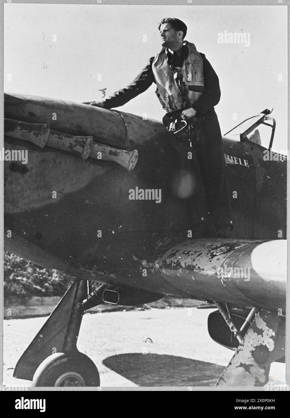 Photographic negative showing Sergeant J.A. Kennedy of Aberdeen with ...