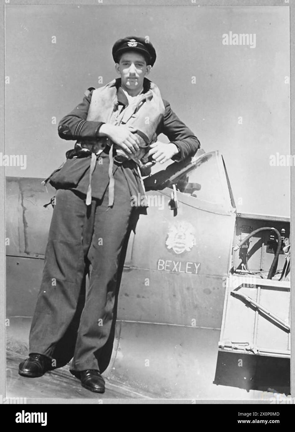 AWARDED DISTINGUISHED FLYING CROSS : FLIGHT LIEUTENANT JOHN CHRISTOPHER SHABOE DOLL, RAFVR. , NO ...