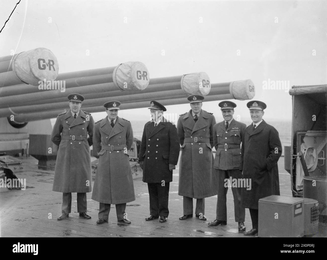 CHIEF OF COASTAL COMMAND VISITS THE FLAGSHIP OF THE HOME FLEET. 9 APRIL ...