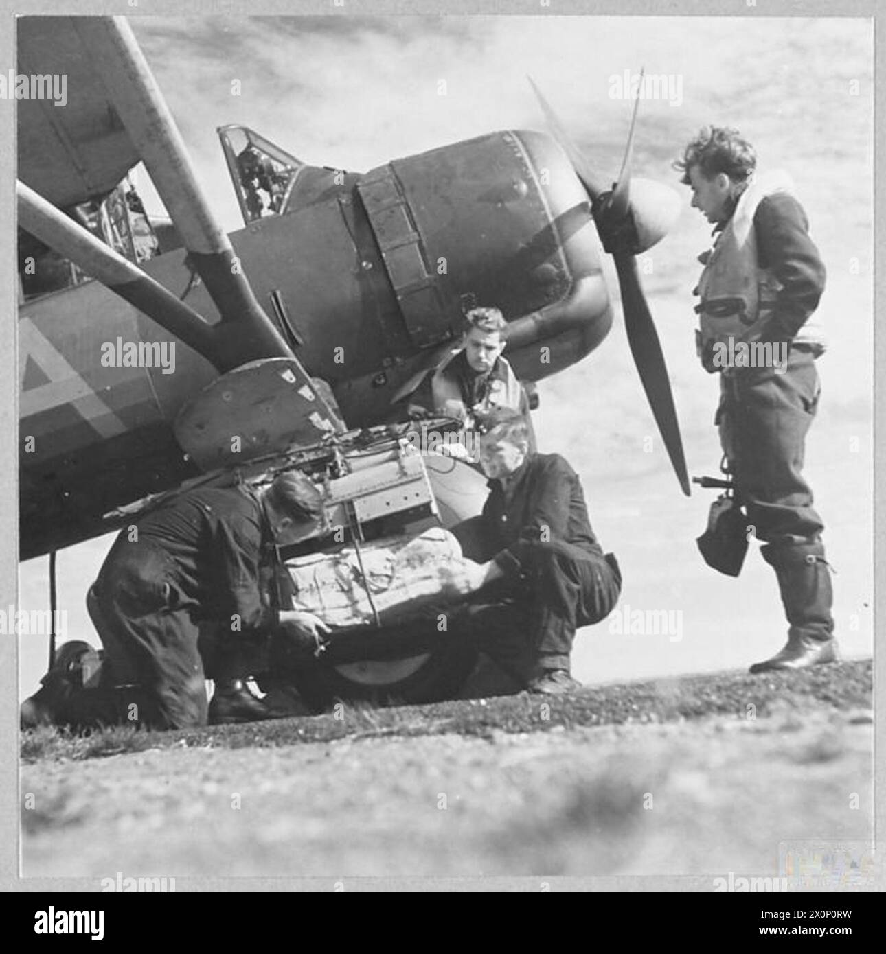 277 Squadron aircrew John Alexander Spence and John Bernard Snell ...