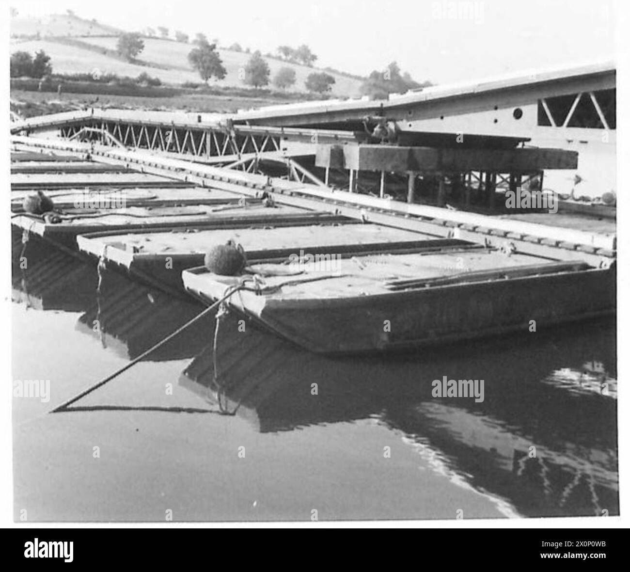 BRIDGE BUILDING - Box girder Photographic negative , British Army Stock ...