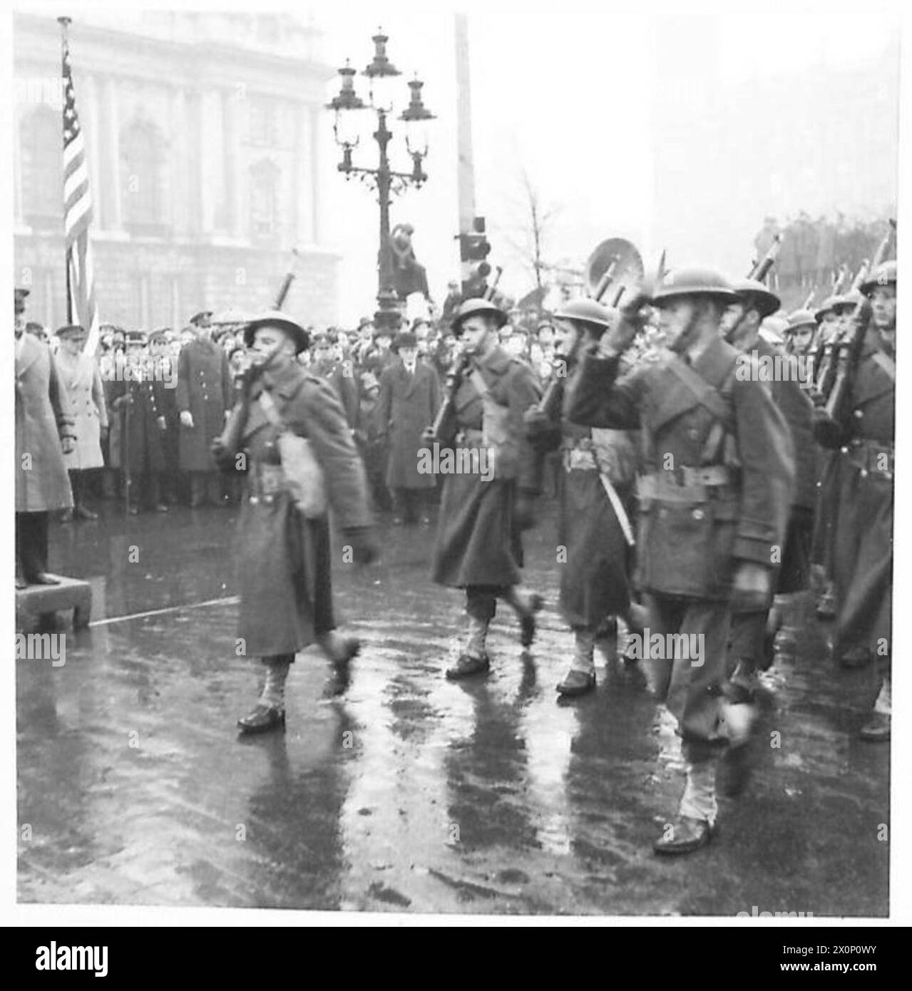 AMERICAN GENERAL TAKES SALUTE AT BELFAST "WARSHIP WEEK" OPENING ...