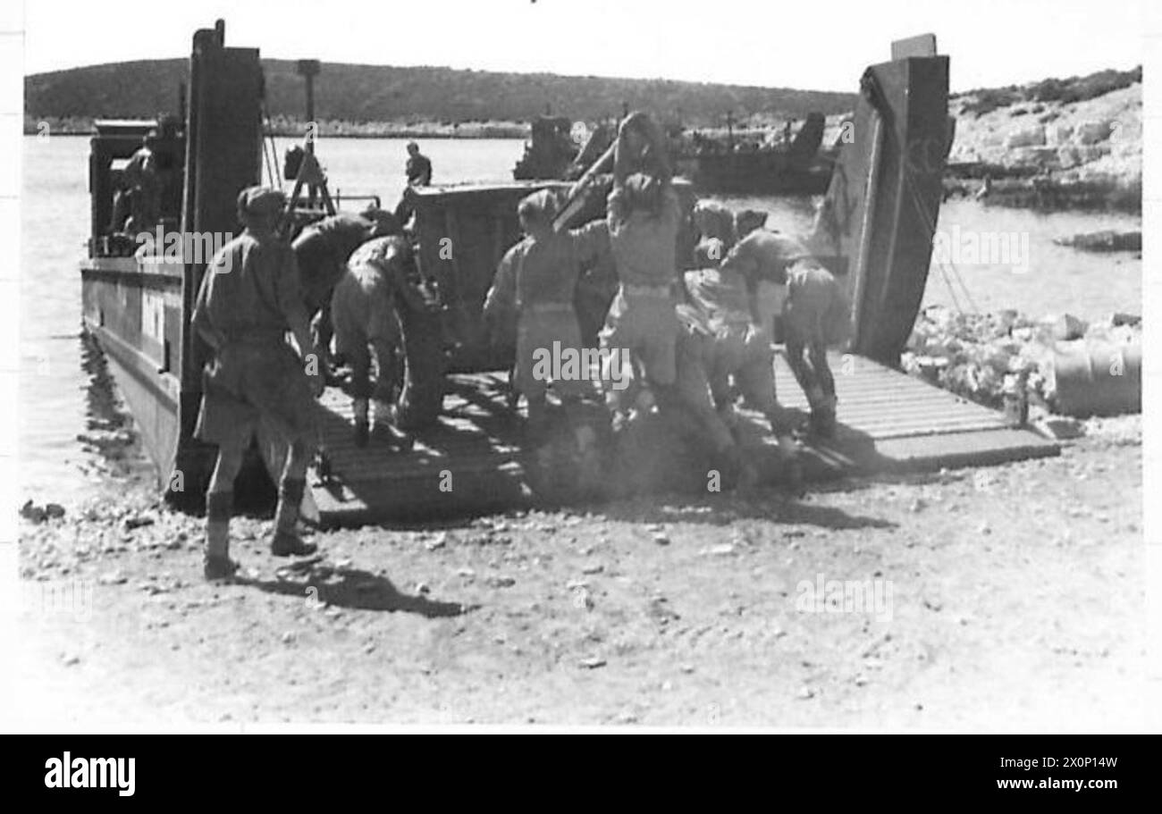 THE BRITISH ARMY IN NORTH AFRICA, SICILY, ITALY, THE BALKANS AND ...