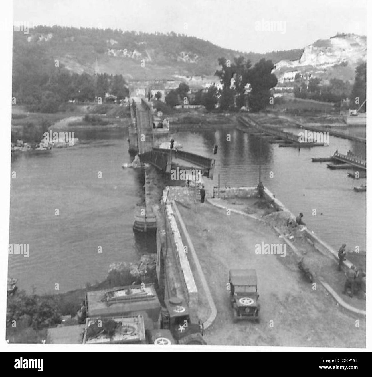 CROSSING OF THE RIVER SEINE [CONT'D] - The original Vernon Bridge ...
